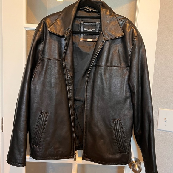 Pronto Uomo | Jackets & Coats | Pronto Uomo Leather Jacket | Poshmark